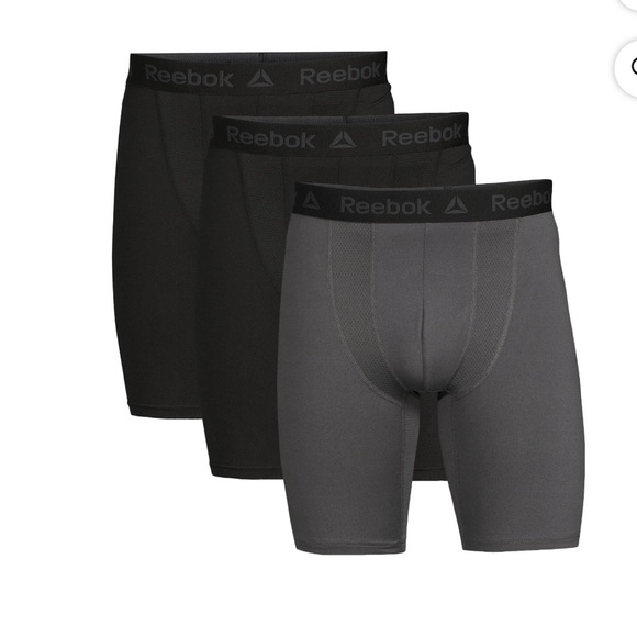 Reebok | Underwear & Socks | Nwt Reebok Pack Of 3 Mens Boxer Briefs 52 ...